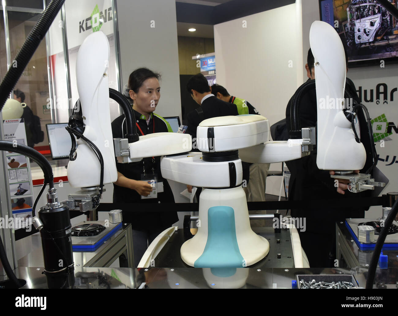 Tokyo, Japan. 17th Nov, 2016. Japan International Machine Tool Fair ...