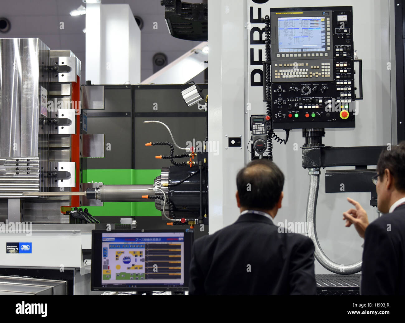 Tokyo, Japan. 17th Nov, 2016. Japan International Machine Tool Fair ...