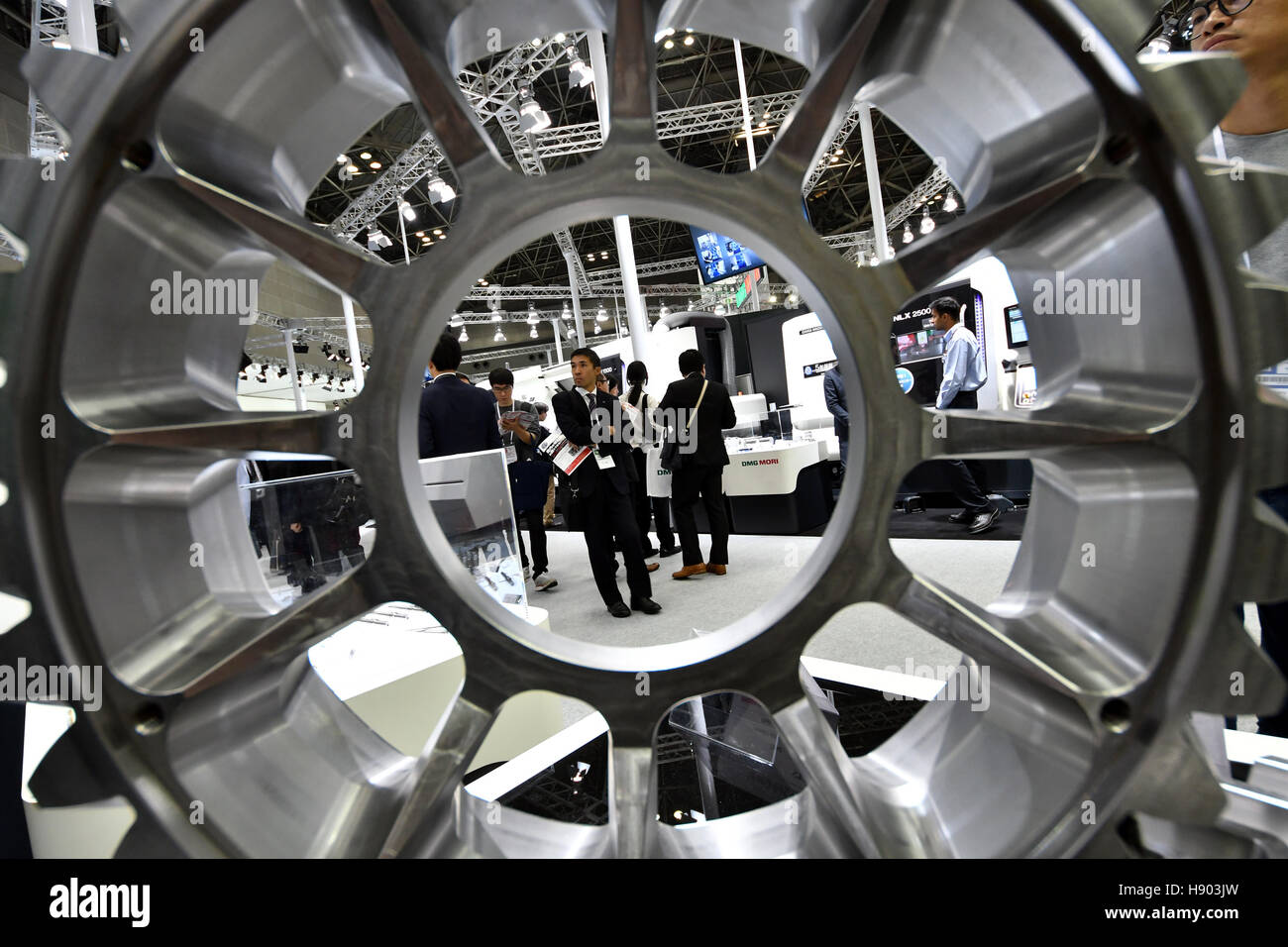 Tokyo, Japan. 17th Nov, 2016. Japan International Machine Tool Fair ...