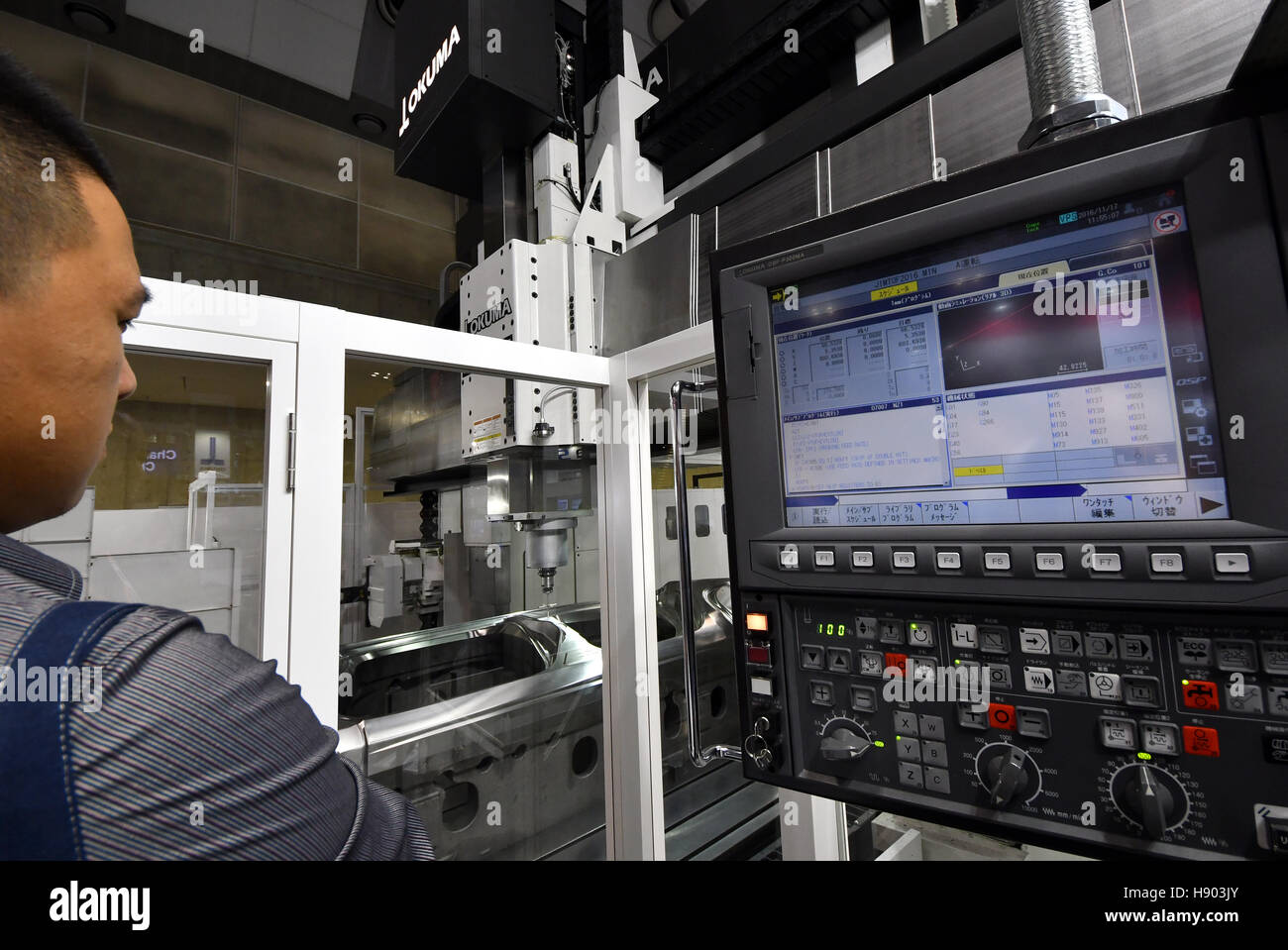 Tokyo, Japan. 17th Nov, 2016. Japan International Machine Tool Fair ...