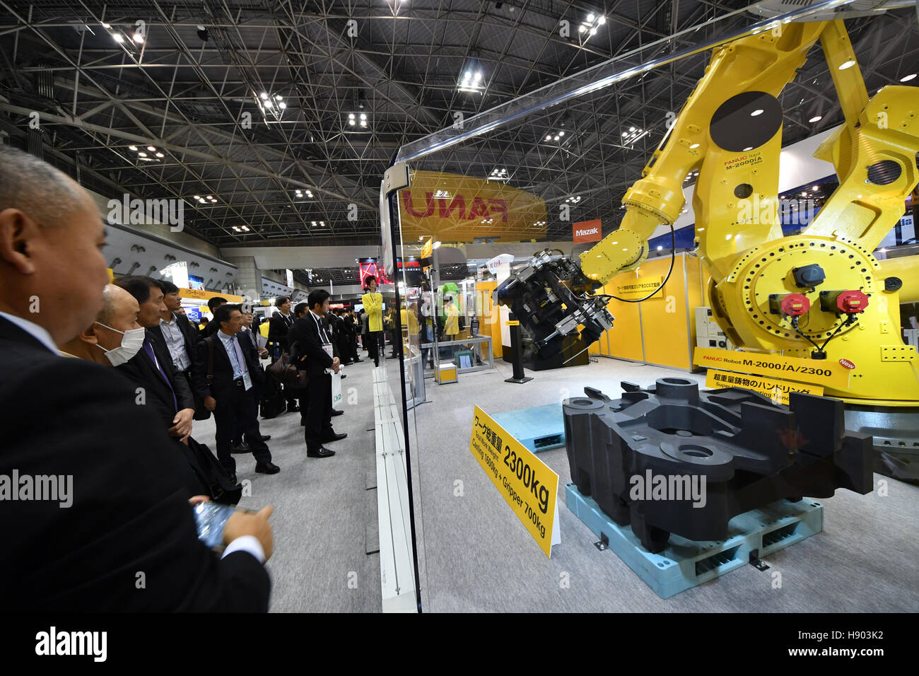 Tokyo, Japan. 17th Nov, 2016. Japan International Machine Tool Fair ...
