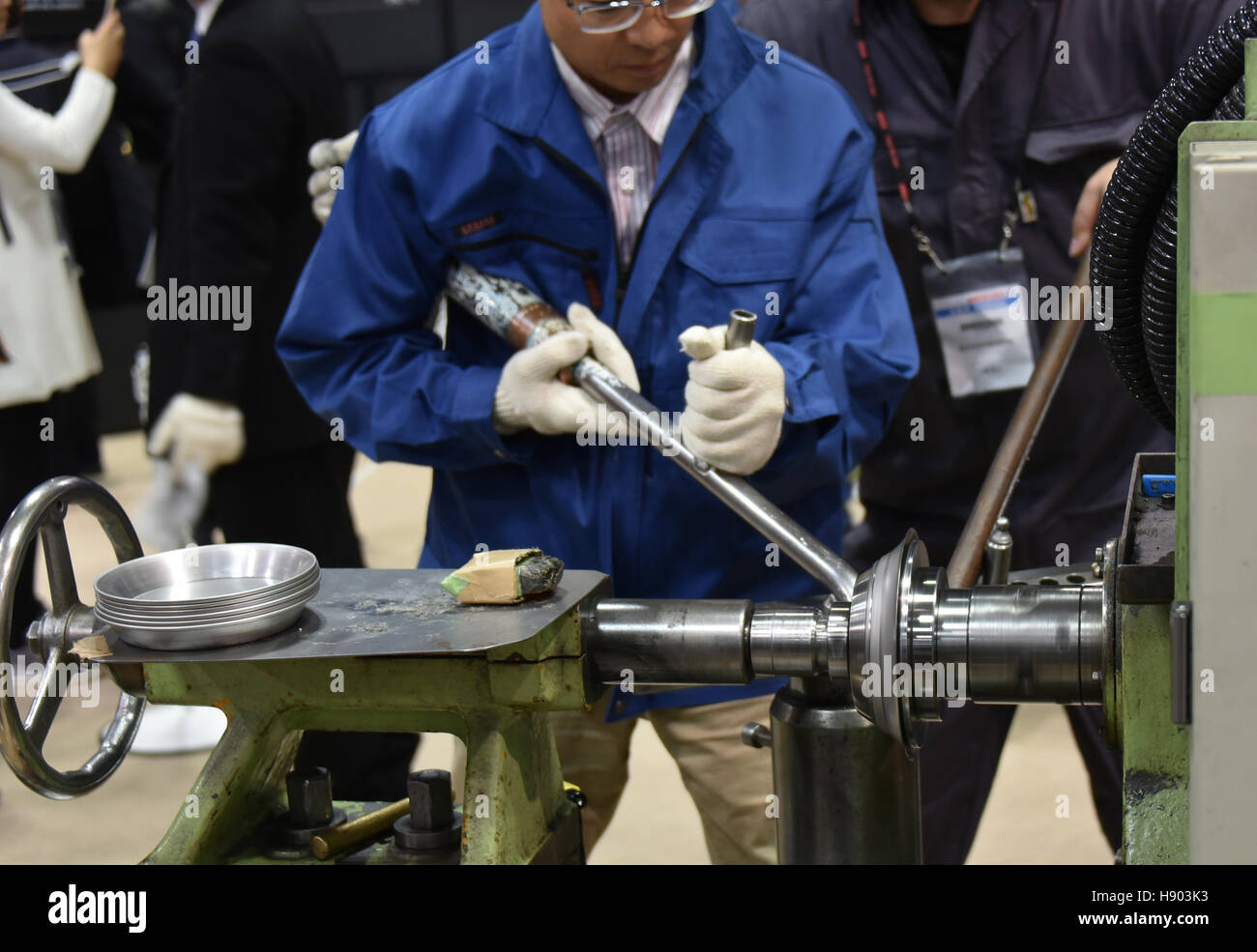 Tokyo, Japan. 17th Nov, 2016. Japan International Machine Tool Fair ...