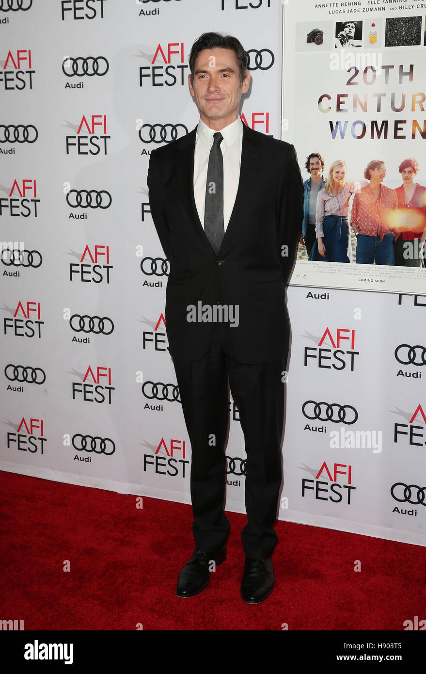 Hollywood, USA. 16th Nov, 2016. Billy Crudup, At AFI FEST 2016 ...