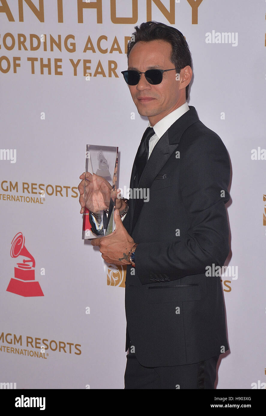 Las Vegas, Nevada, USA. 16th Nov, 2016. Honoree Marc Anthony poses with ...