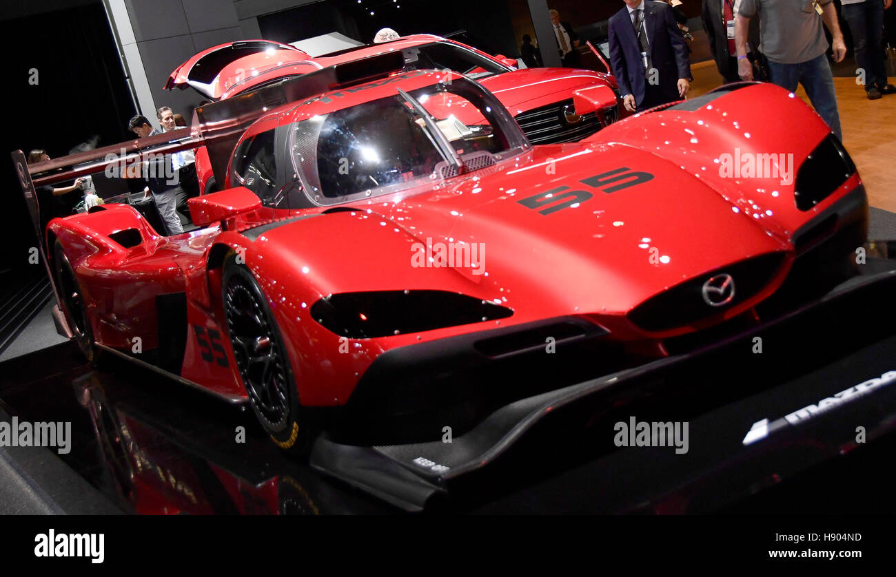 Los Angeles CA. 16th Nov, 2016. Mazda Unveils Stunning New RT24-P ...