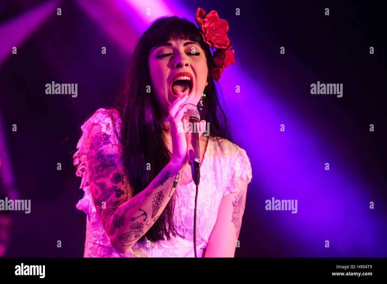Las Vegas, NV, USA. 16th Nov, 2016. ***HOUSE COVERAGE*** Mon Laferte at ...