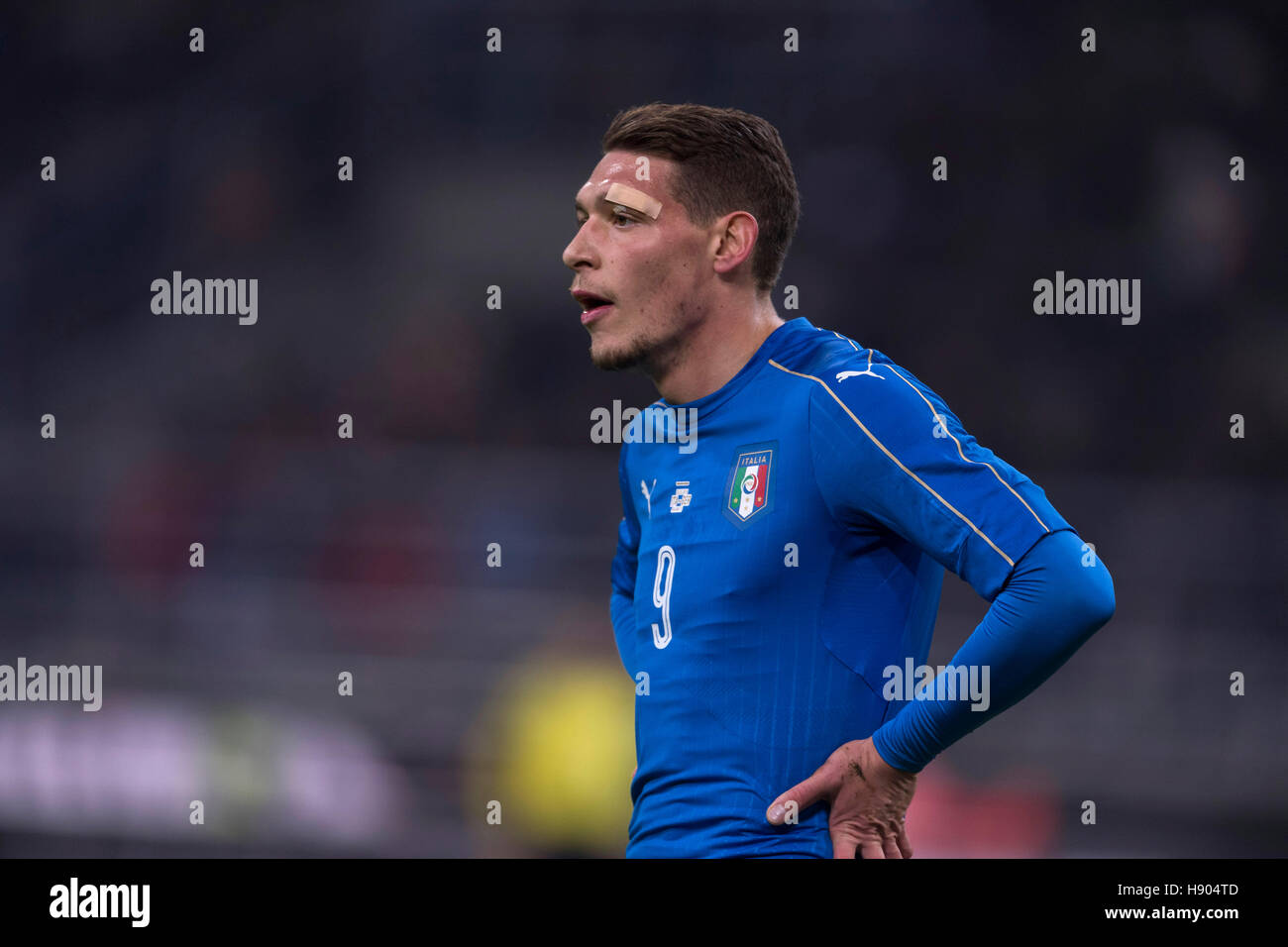 Milan, Italy. 15th Nov, 2016. Andrea Belotti (ITA) Football/Soccer ...