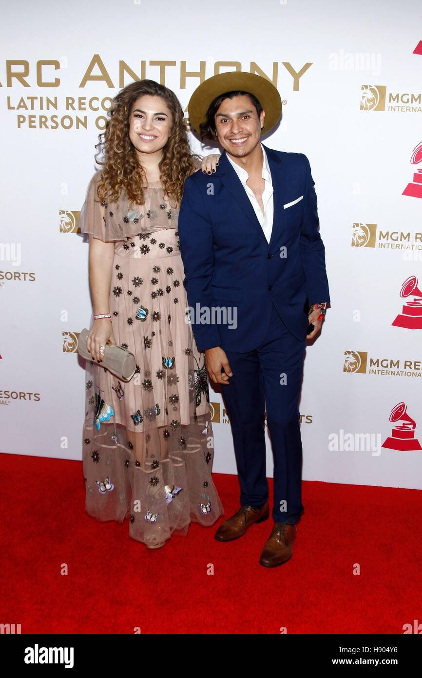 Las Vegas, NV, USA. 16th Nov, 2016. Periko and Jessi Leon at arrivals ...