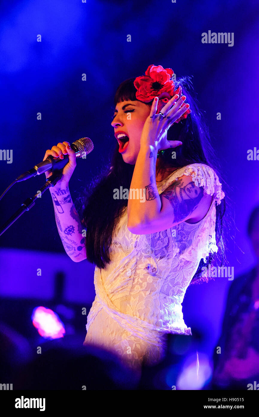 Las Vegas, NV, USA. 16th Nov, 2016. ***HOUSE COVERAGE*** Mon Laferte at ...