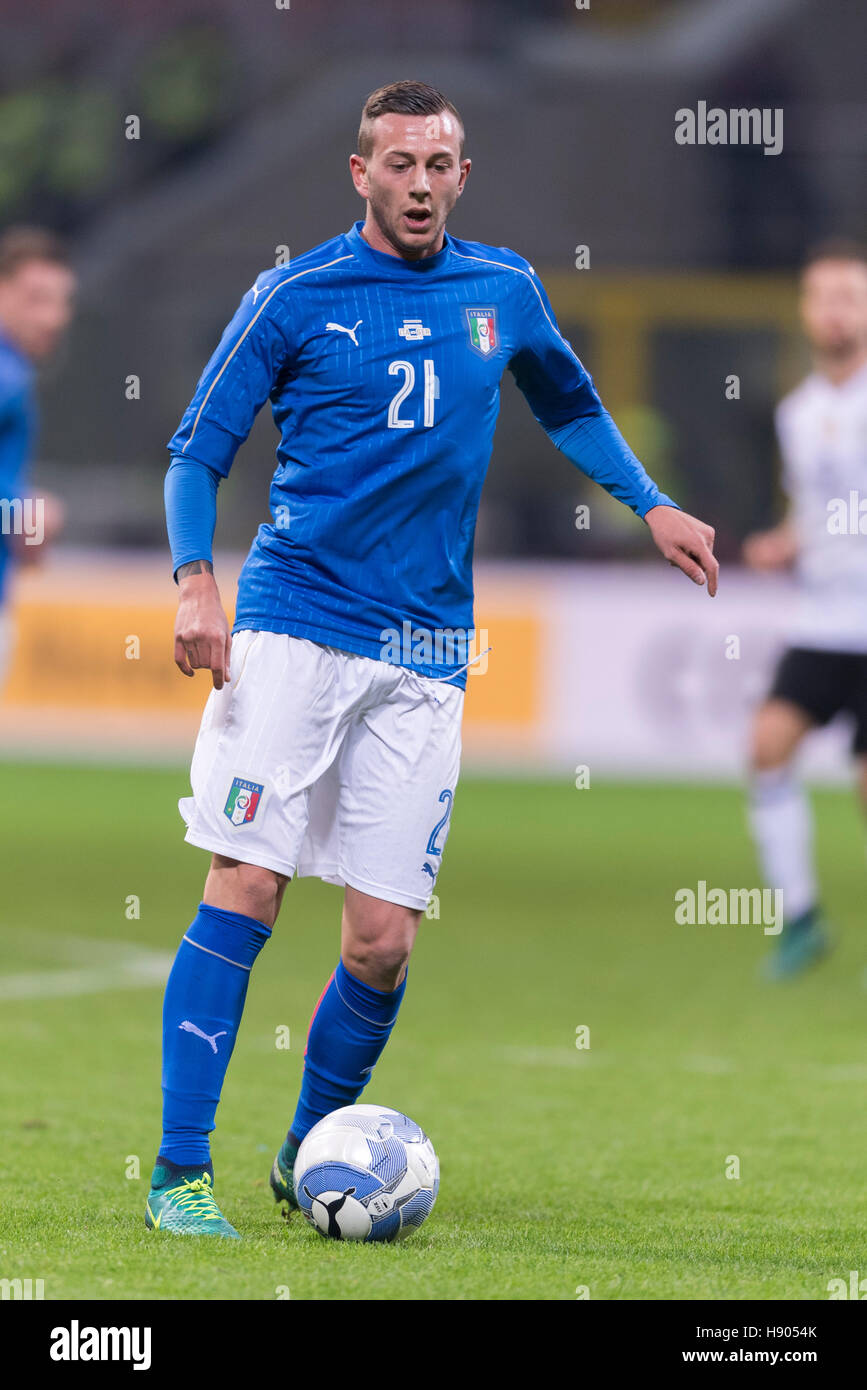 Milan, Italy. 15th Nov, 2016. Federico Bernardeschi (ITA) Football ...
