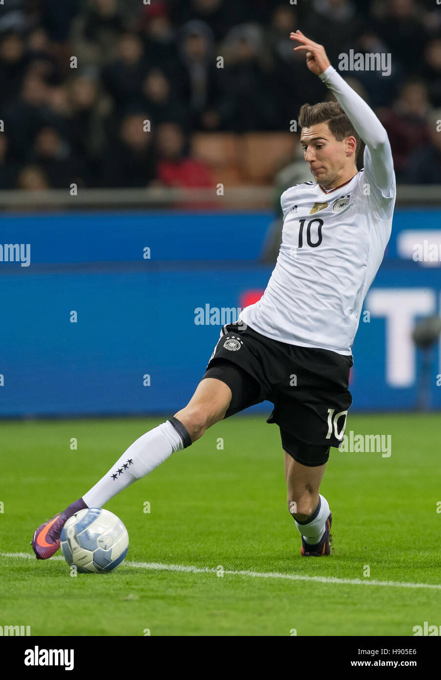 Milan, Italy. 15th Nov, 2016. Germany's Leon Goretzka in action during ...