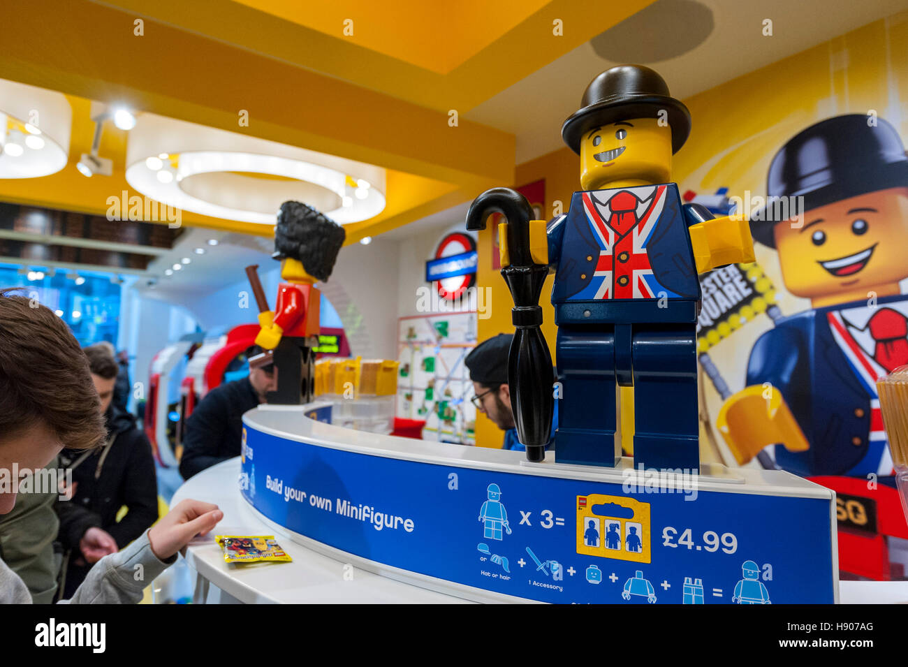 London, UK 17 November 2016. The world's largest Lego store is opened ...
