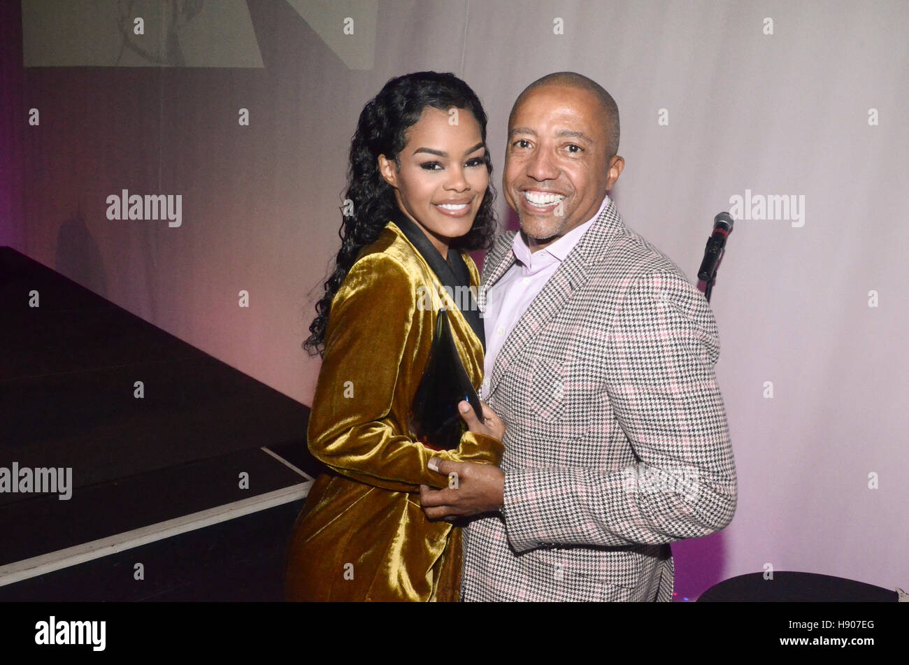 New York, NY, USA. 16th Nov, 2016. Teyana Taylor and Kevin Liles ...