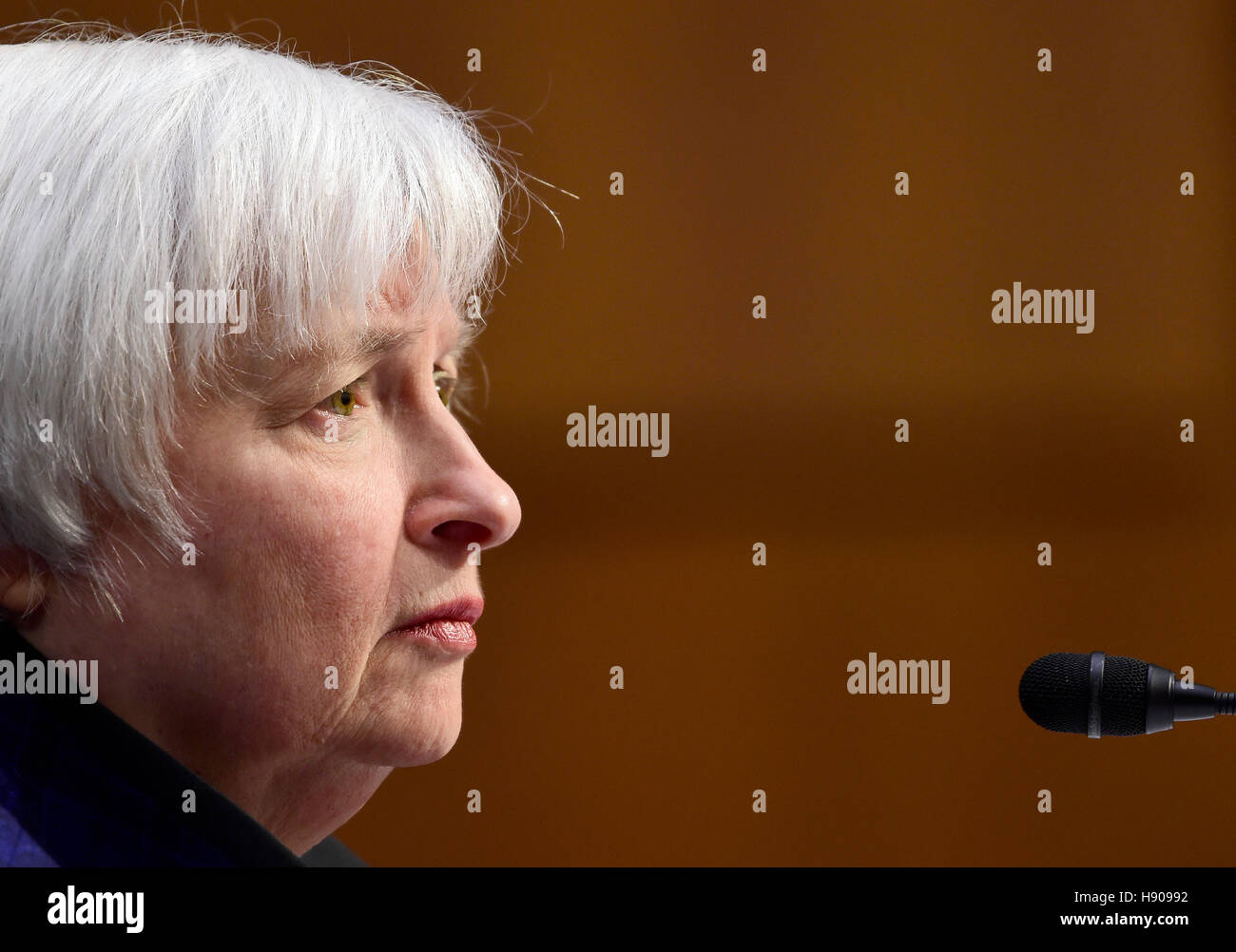 Washington DC, USA. 17th Nov, 2016. Janet L. Yellen, Chair, Board of ...