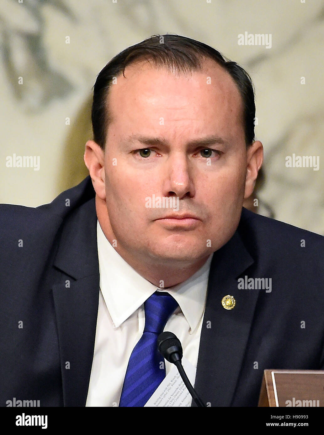 Washington DC, USA. 17th Nov, 2016. United States Senator Mike Lee ...