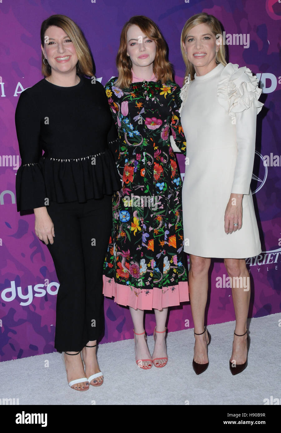 West Hollywood, CA, USA. 17th Nov, 2016. Rachel Goodwin, Emma Stone ...