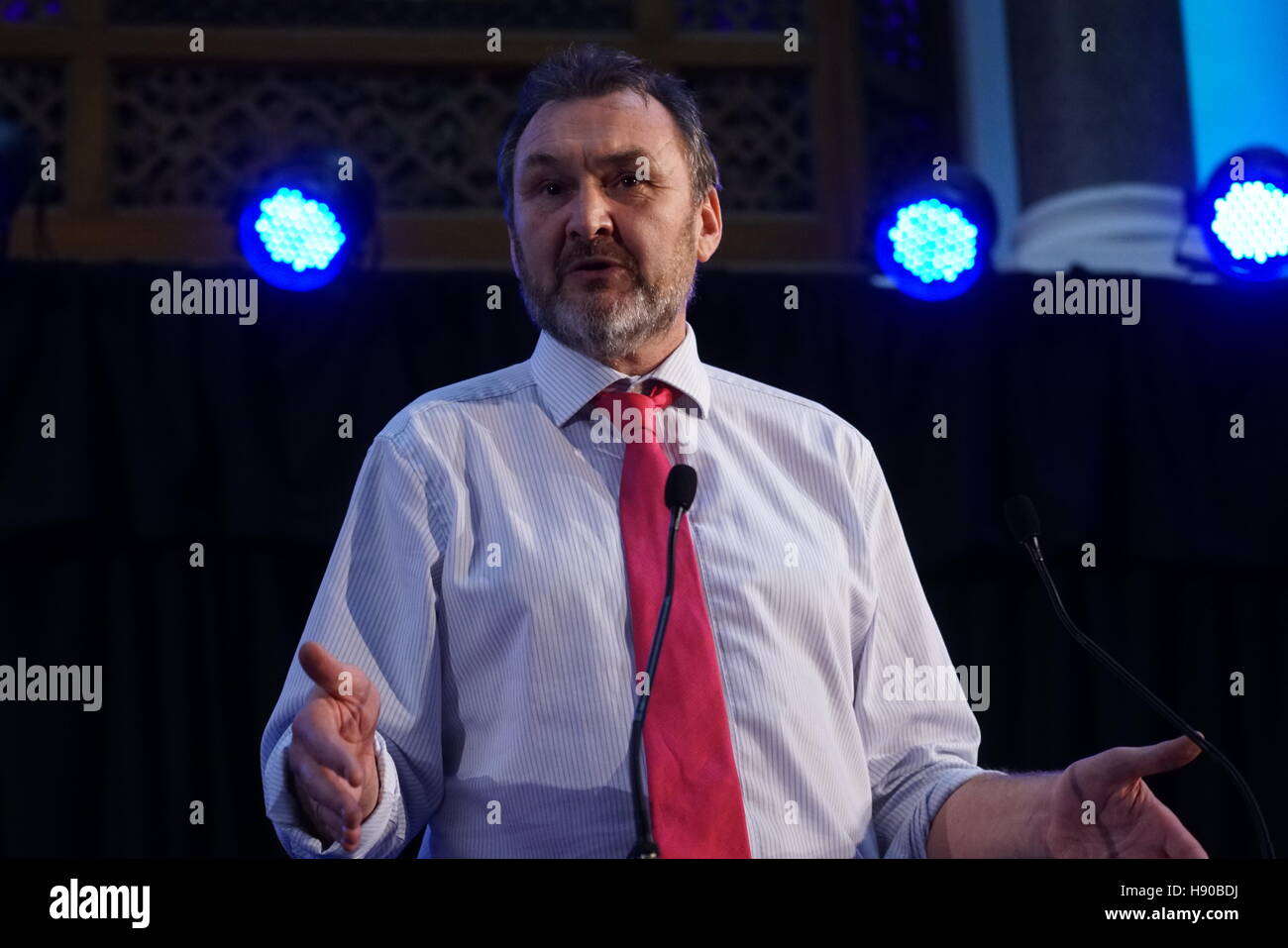 London, England, UK. 17th Nov, 2016. Speaker Kevin Courtney, General ...