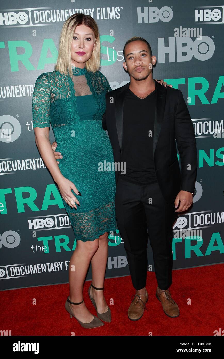 New York, NY, USA. 17th Nov, 2016. Billie Lee and Shane Ortega at HBO Documentary Films New York ...