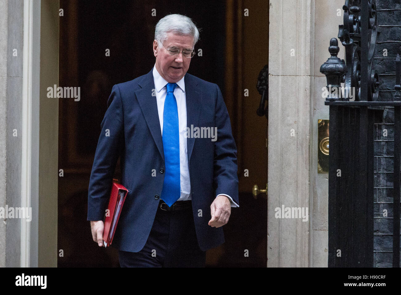 Michael fallon downing door hi-res stock photography and images - Alamy