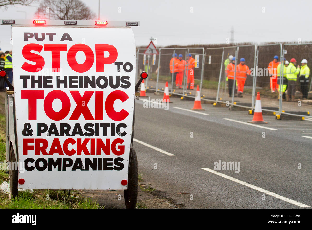 a cuadrilla plumpton frack off anti protest shale gas extraction ...