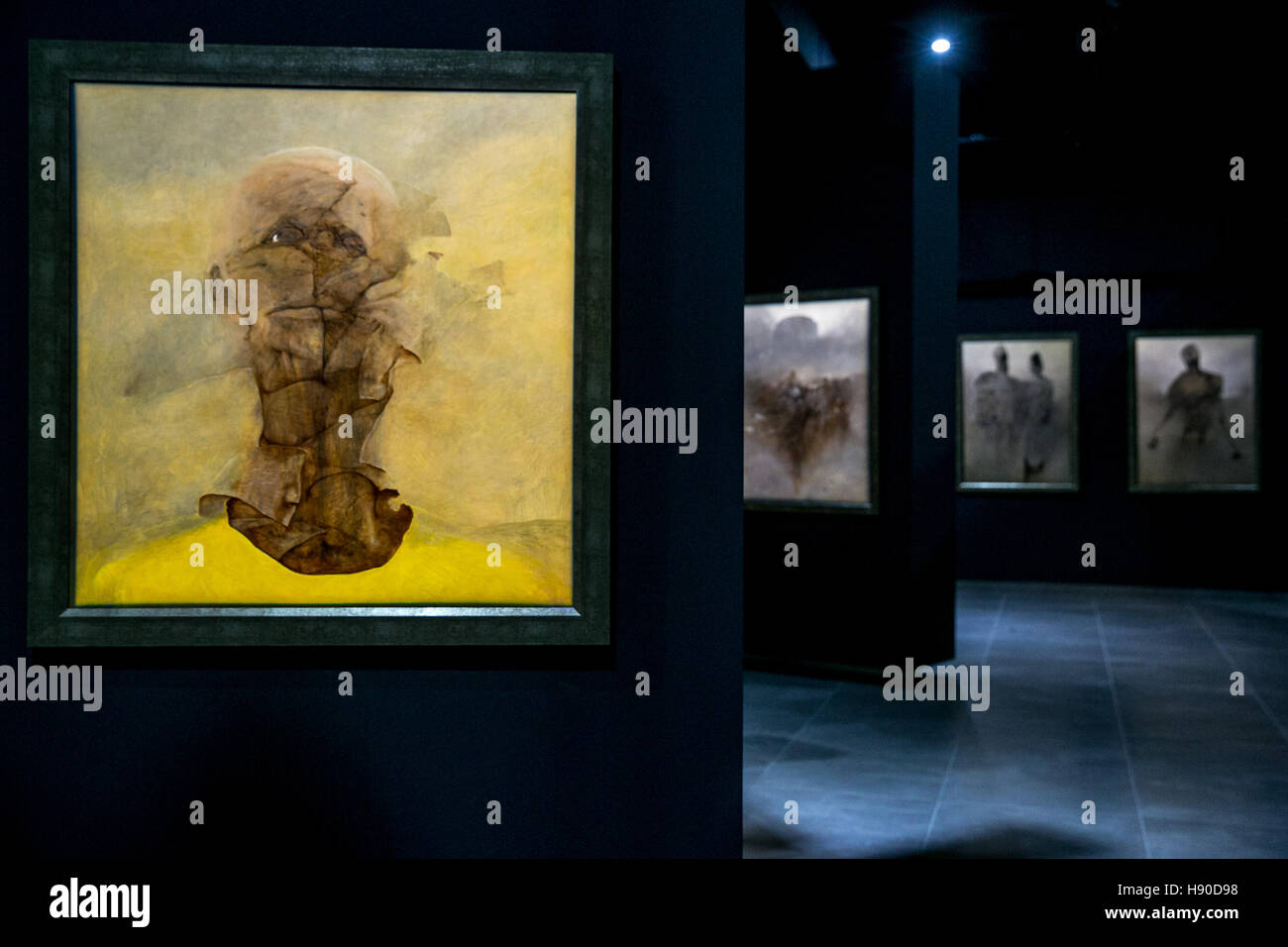 Exhibition of Zdzislaw Beksinski, Polish painter, photographer and ...