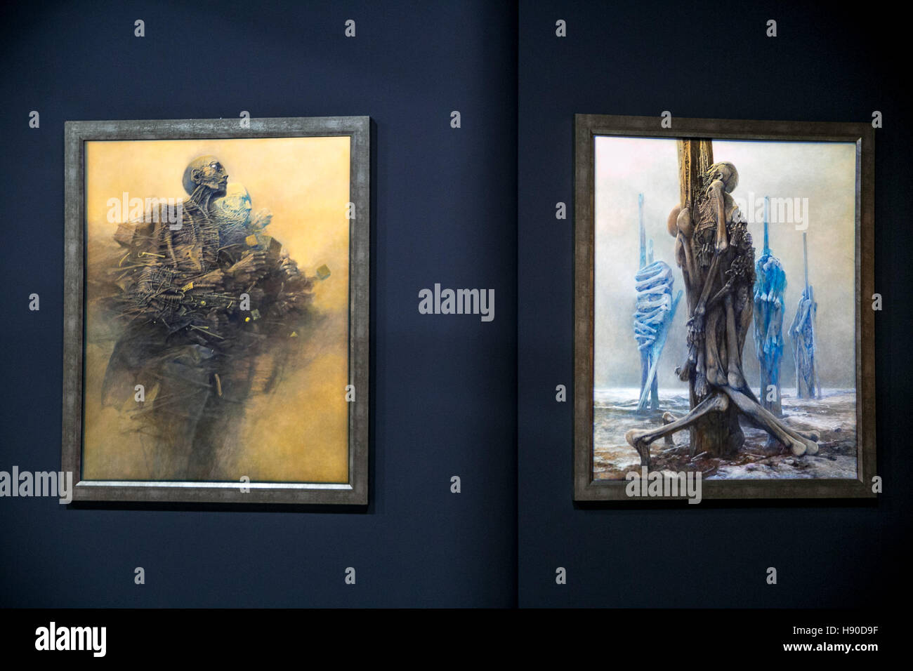 Exhibition of Zdzislaw Beksinski, Polish painter, photographer and ...