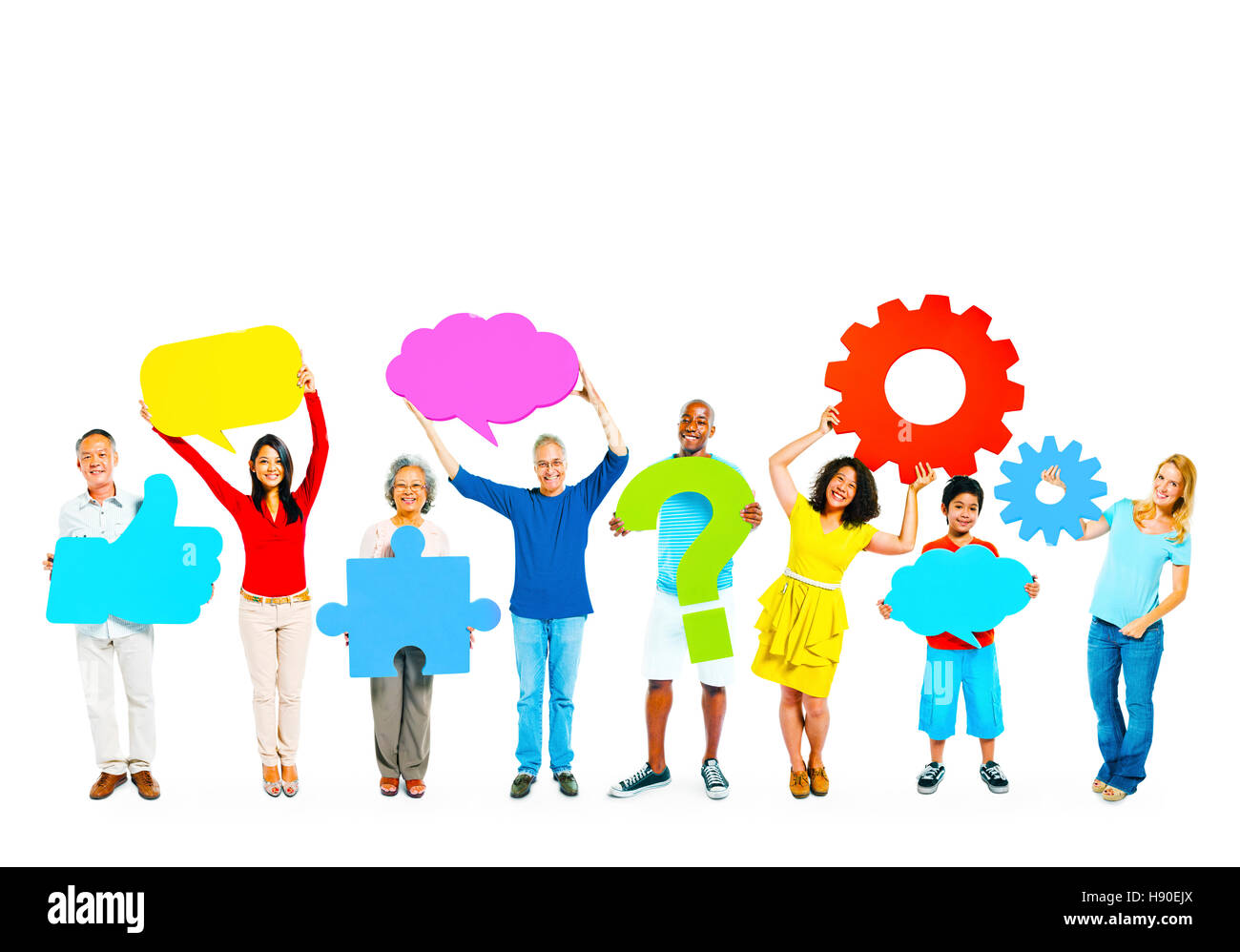 Diversity Ethnic Ethnicity Unity Togetherness Concept Stock Photo - Alamy