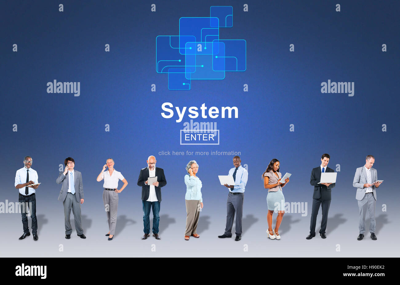 System Connection Process Method Progress Rules Concept Stock Photo - Alamy
