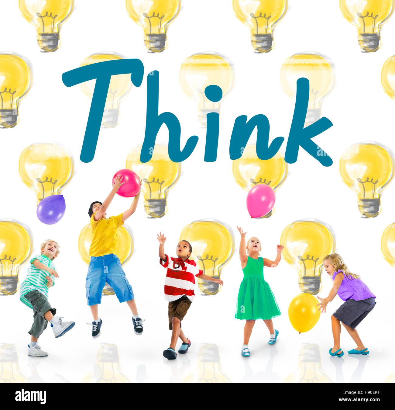Think Thinking Thoughful Inspiration Attractive Concept Stock Photo - Alamy