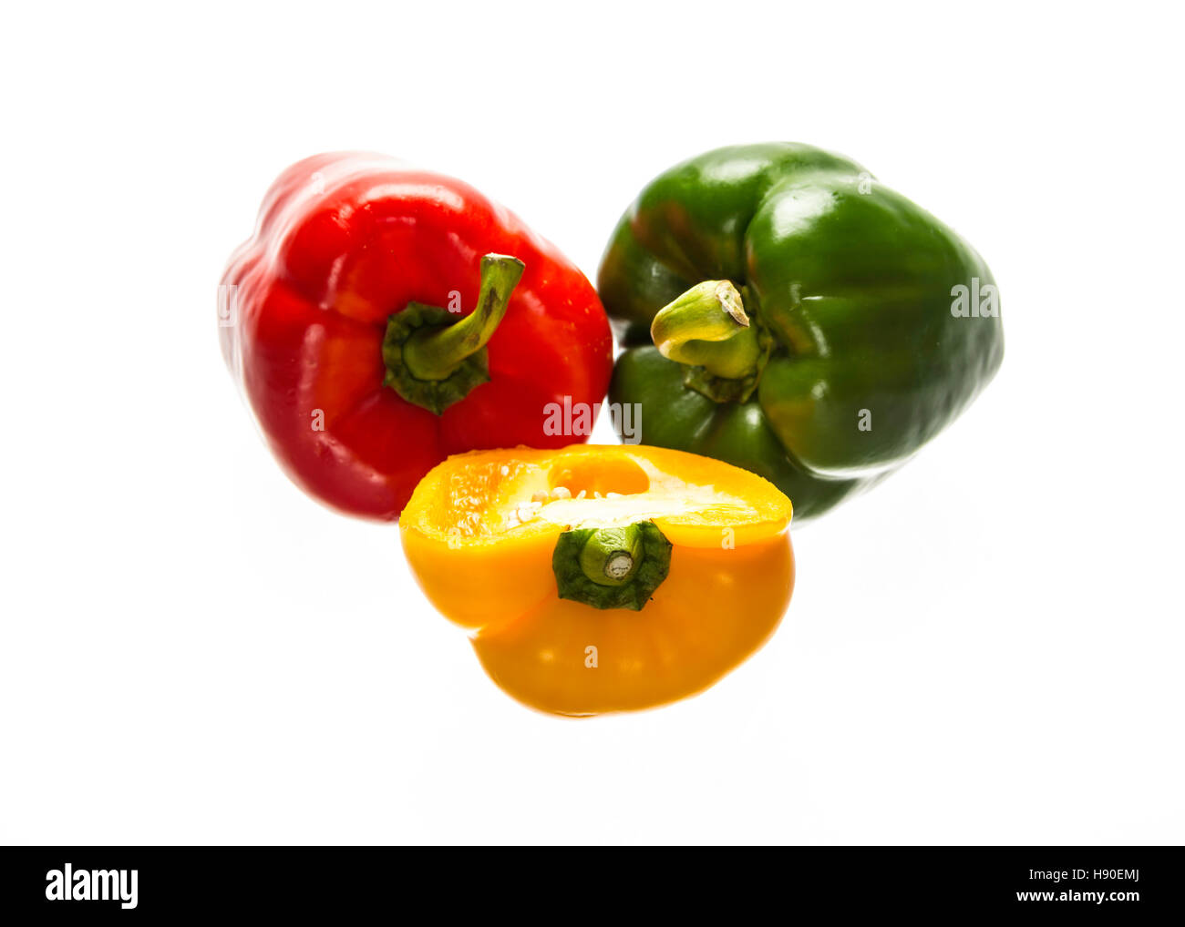 Uncut bell pepper hi-res stock photography and images - Alamy