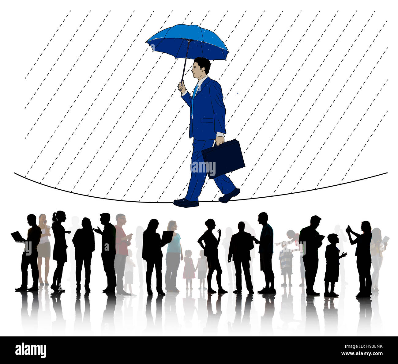 Risk Management Protection Opportunity Planning Concept Stock Photo - Alamy