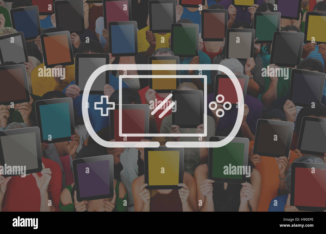 Video Game Controlling Joypad Gaming Concept Stock Photo - Alamy