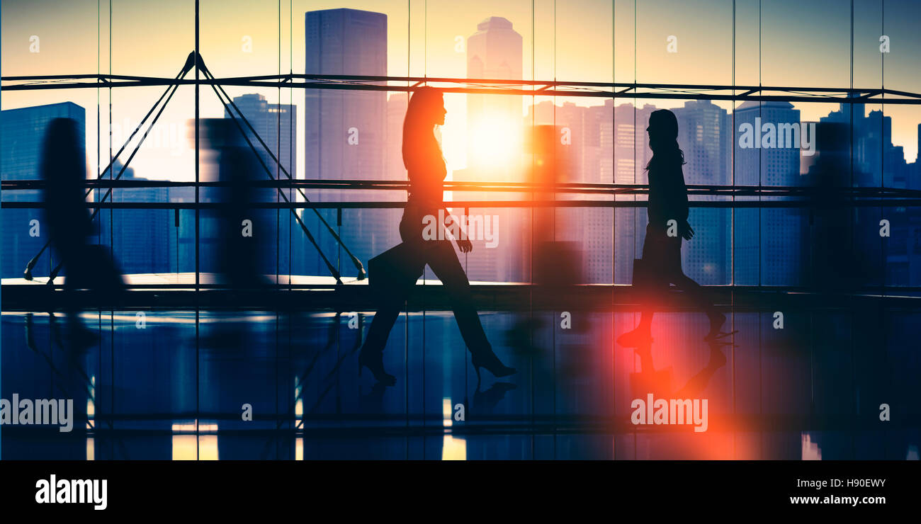 People Commuter Consumer Busy Walking Concept Stock Photo - Alamy