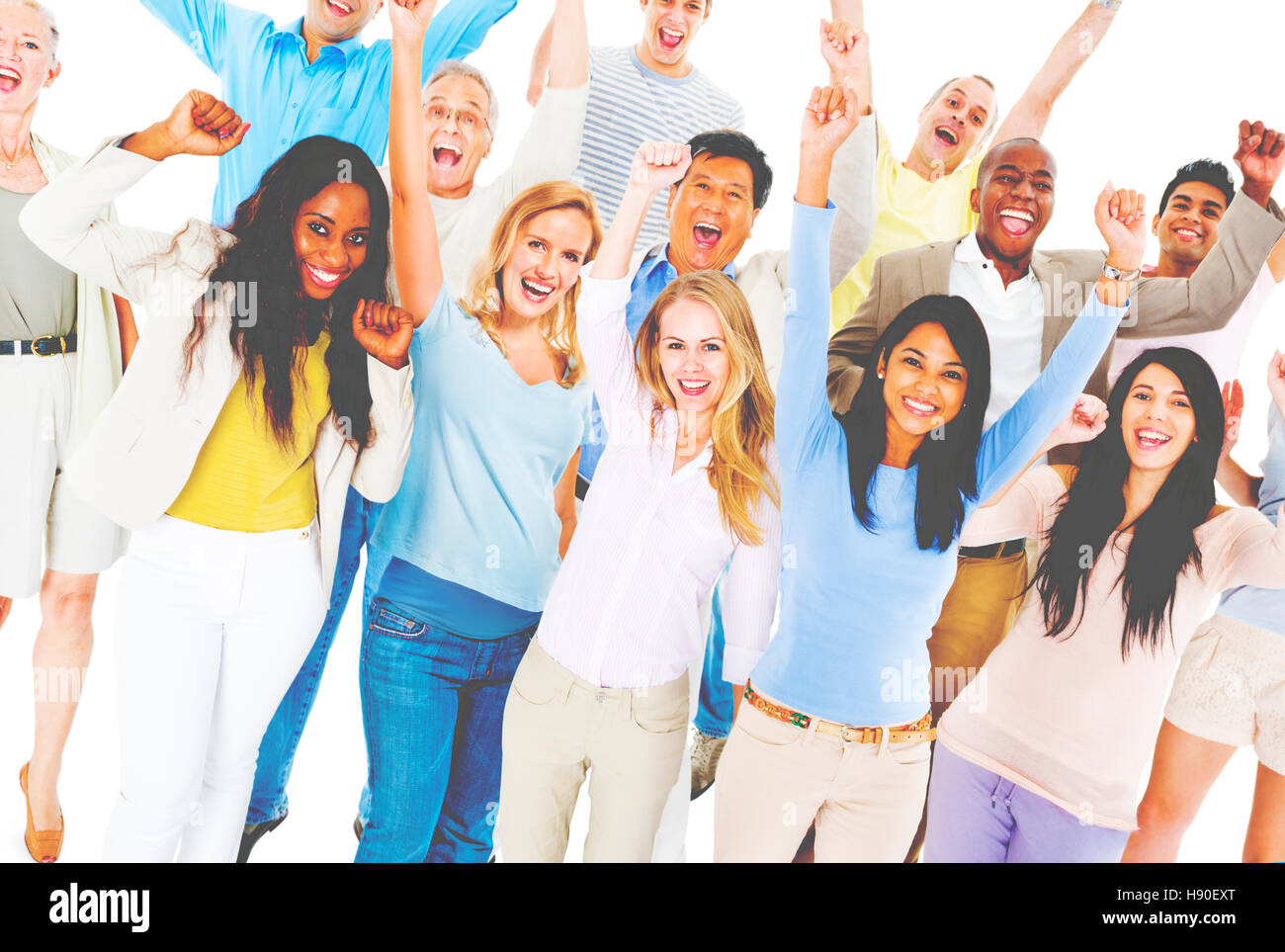 Celebrating Happiness Friendship Togetherness Concept Stock Photo - Alamy