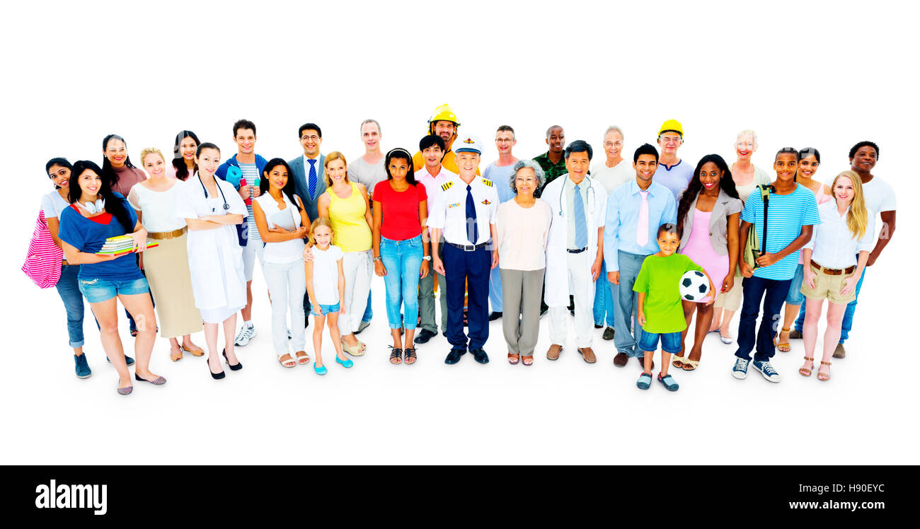 Large Group of People Stock Photo - Alamy