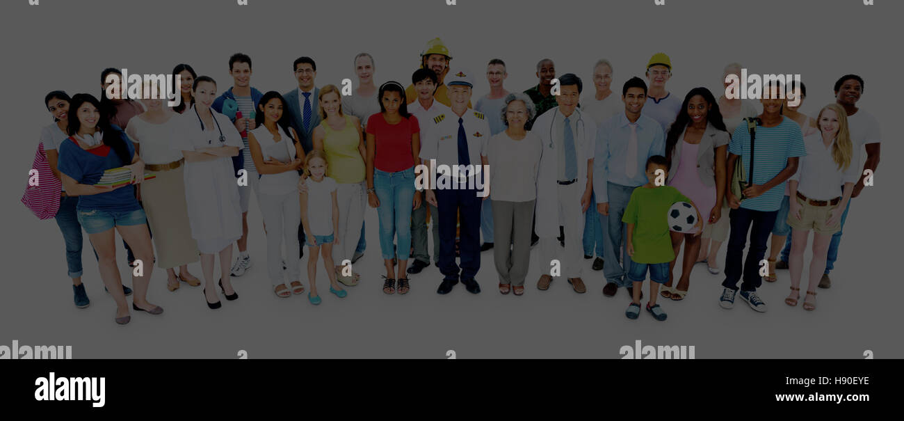 Large Group of People Stock Photo - Alamy