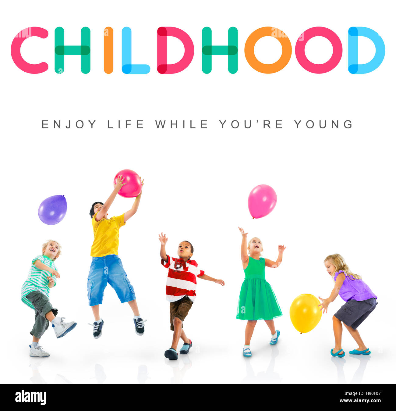 Kids Innocent Children Child Young Concept Stock Photo - Alamy