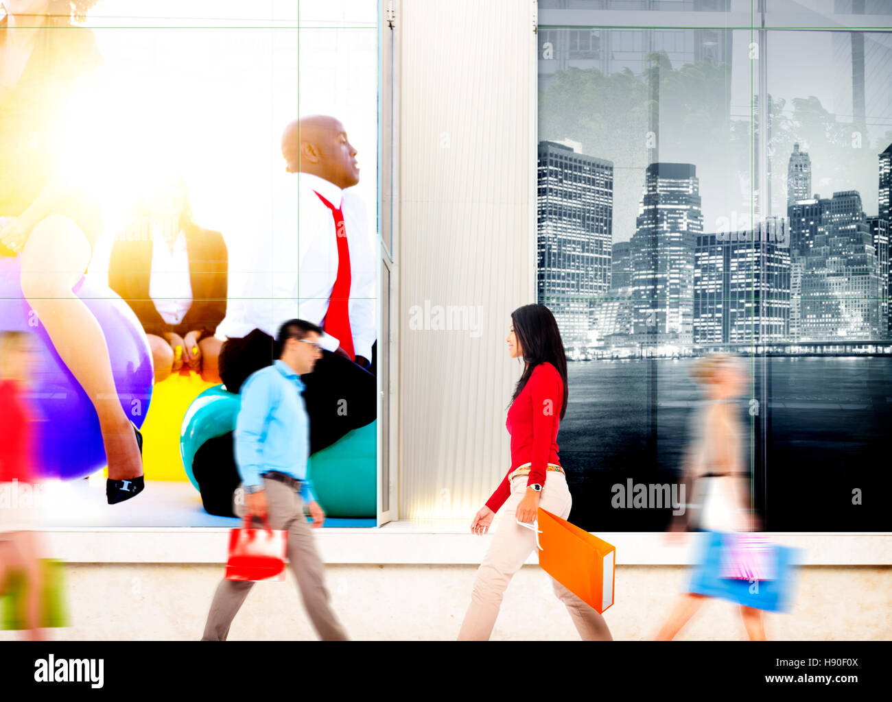 Shopping Purchase Retail Customer Consumer Sale Concept Stock Photo - Alamy