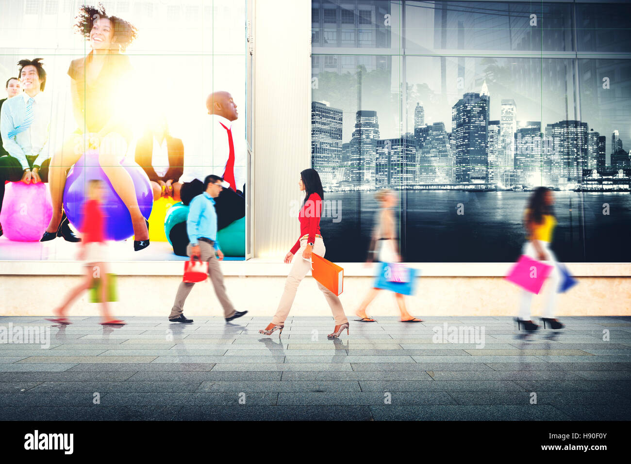 Shopping Purchase Retail Customer Consumer Sale Concept Stock Photo - Alamy