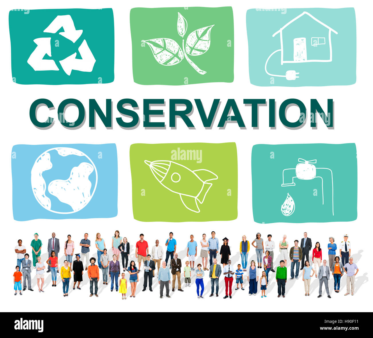 Environmental Conservation Life Preservation Protection Growth Concept ...