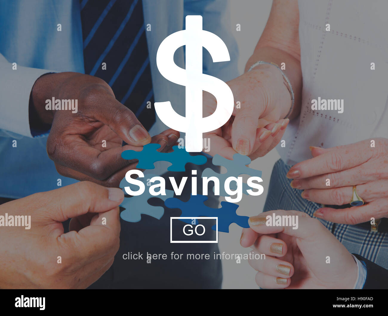 Jigsaw savings concept hi-res stock photography and images - Alamy