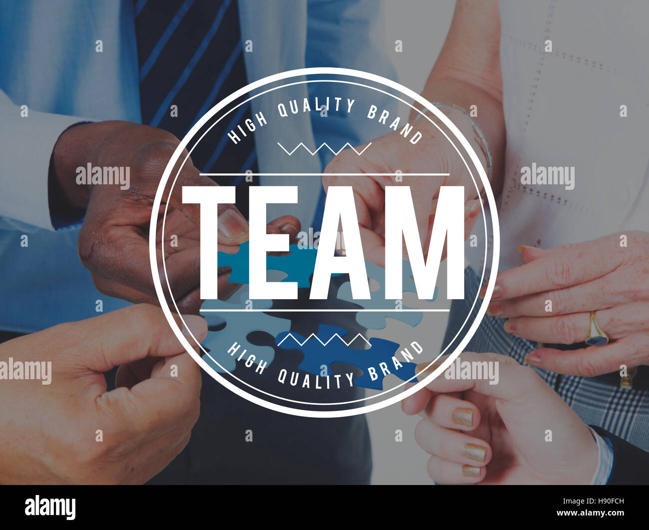 Team Building Collaboration Connection Corporate Teamwork Concept Stock ...