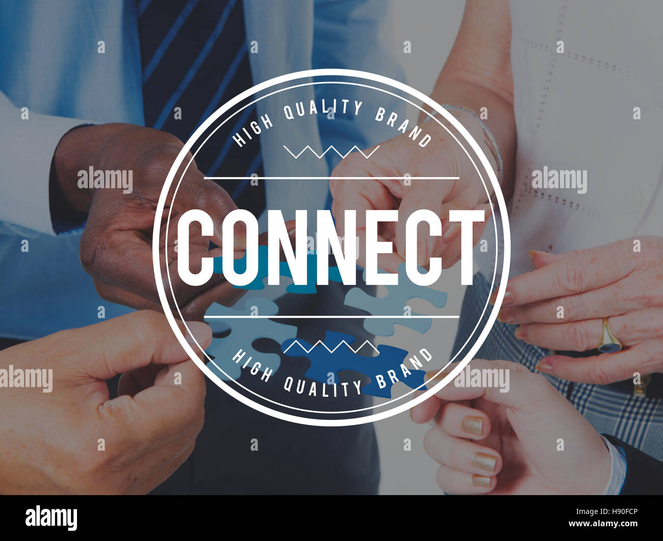 Connect Join Link Networking Interconnection Concept Stock Photo - Alamy