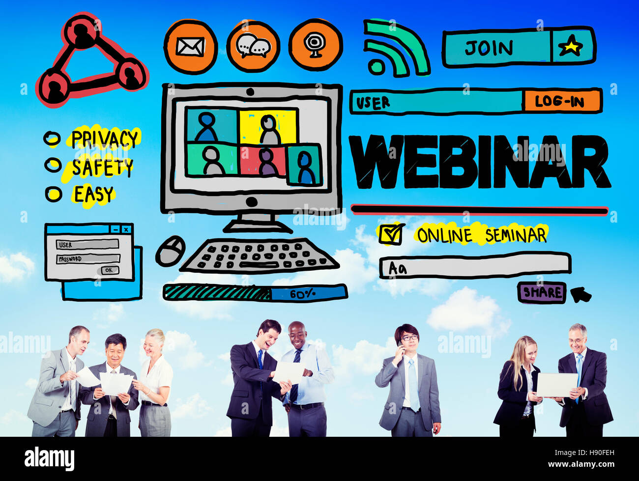 Online seminar hi-res stock photography and images - Alamy