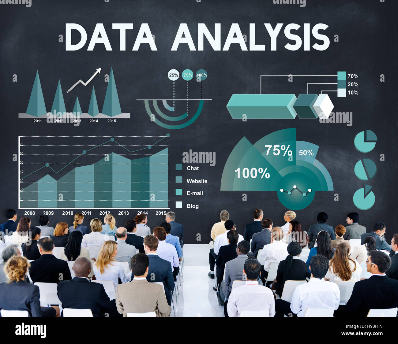 Data Analysis Marketing Business Report Concept Stock Photo - Alamy