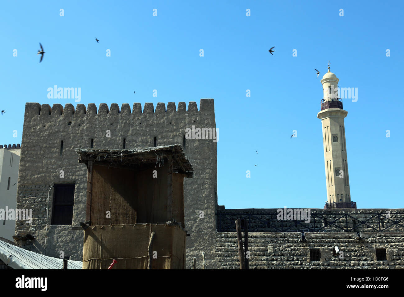 Dubai contemporary old building hi-res stock photography and images - Alamy