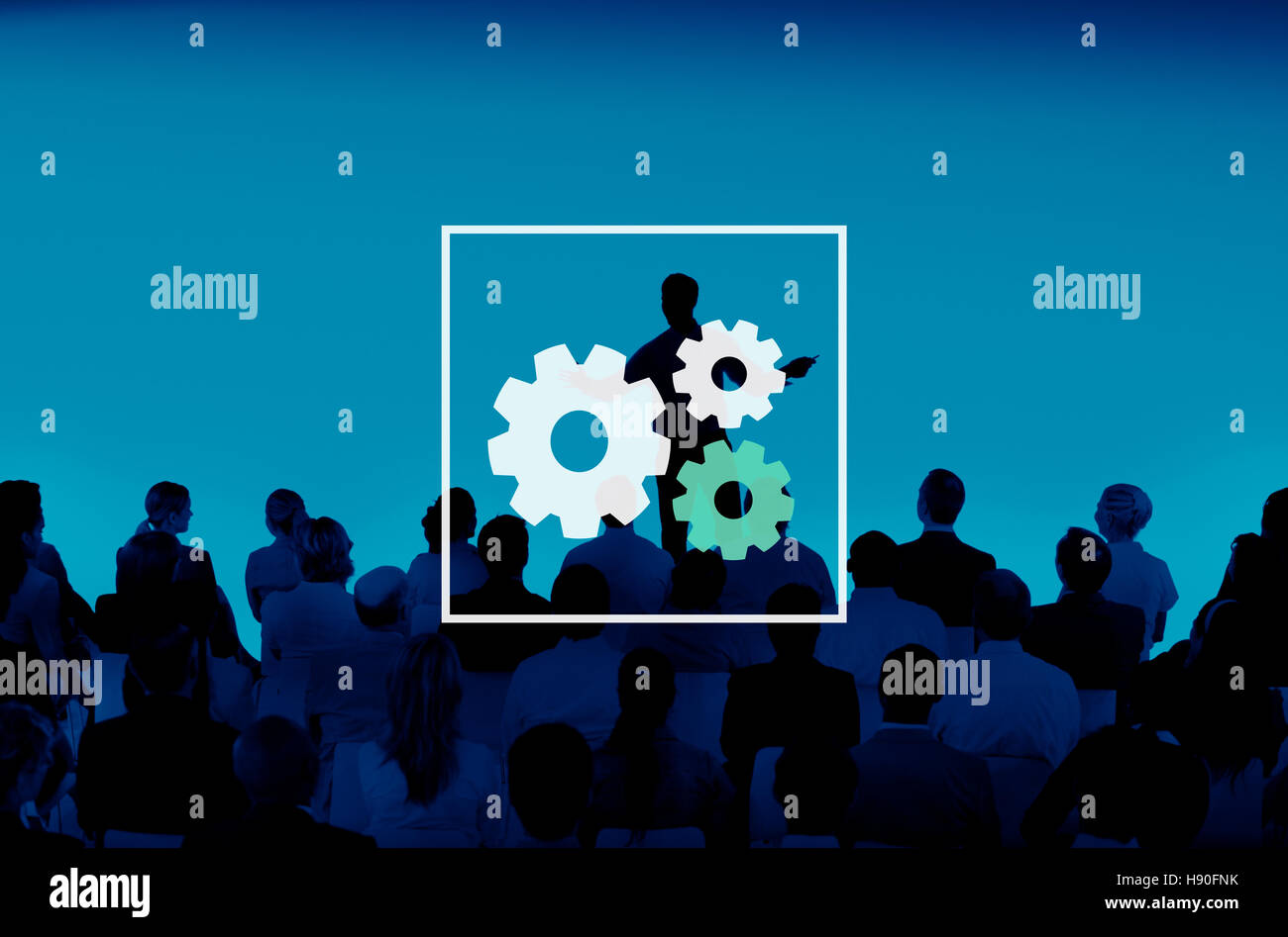 Teamwork Team Collaboration Connection Gear Organisation Stock Photo ...