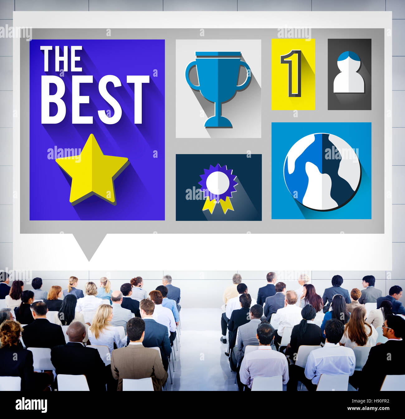 The Best Trophy Prize Finest Fulfillment Concept Stock Photo - Alamy