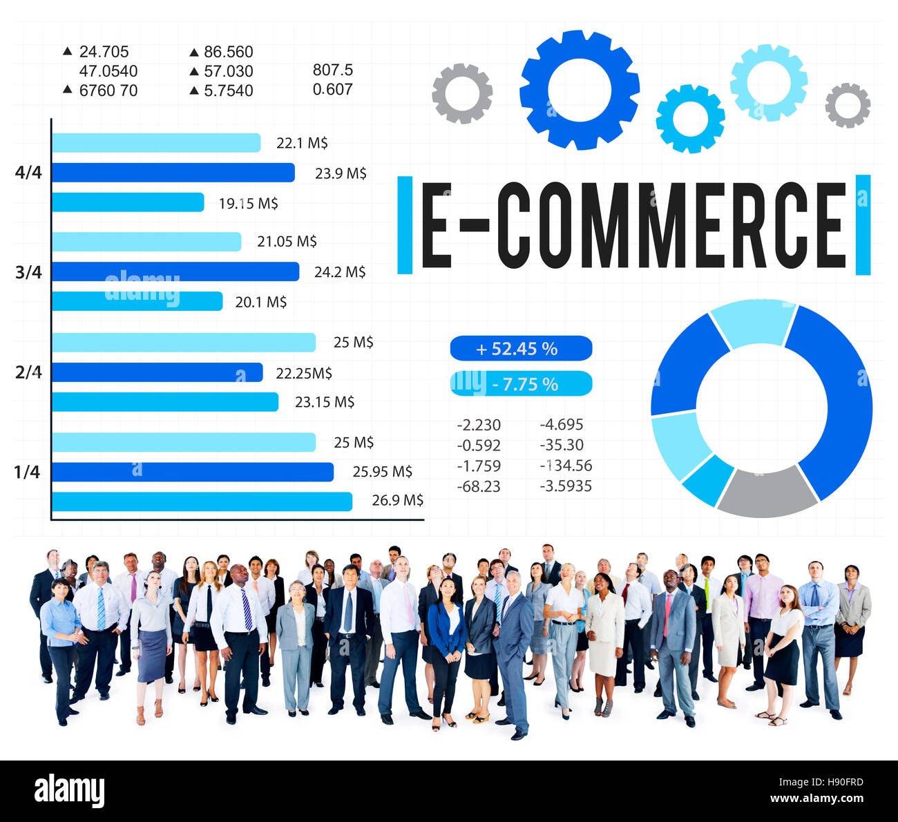 E-Commerce Online Marketing Strategy Corporate Concept Stock Photo - Alamy