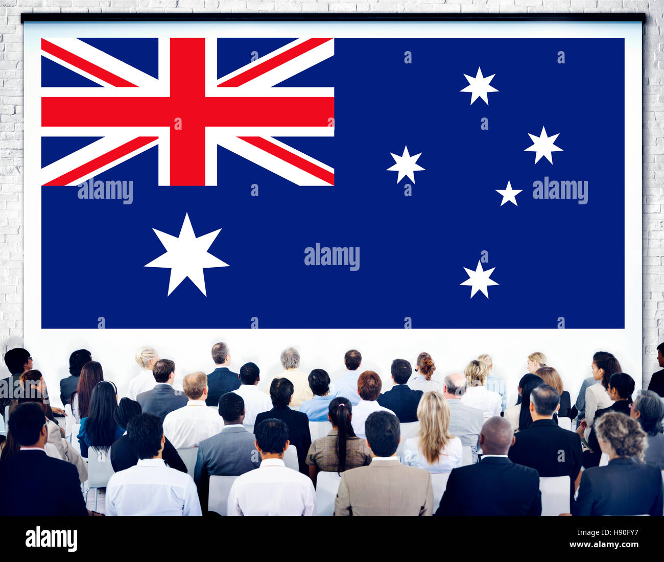 Australia Flag Country Nationality Liberty Concept Stock Photo - Alamy
